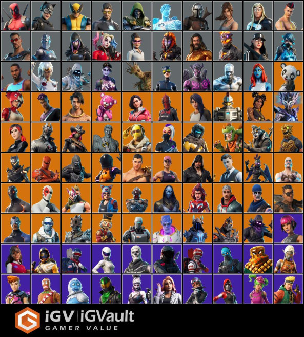 258 skins | OG STW | Wildcat | Blue Team Leader | Gold Brutus | Gold ...