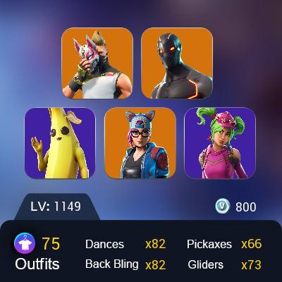 FA / 75 Skins / XBOX, NINTENDO, PC / Omega, Valor, Ragnarok, Dire - iGV