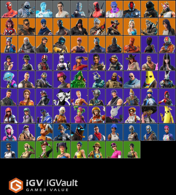88 skins | OG STW | Black Knight | The Reaper | Neo Versa | Blue Team ...