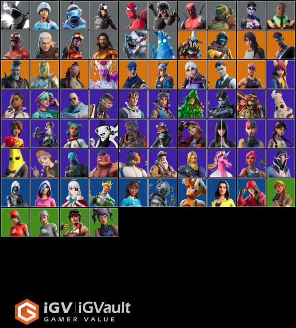 MERRY MINT AXE + XANDER + STW + FADE + ELF + AURA + BLAZE + FROZEN PACK ...