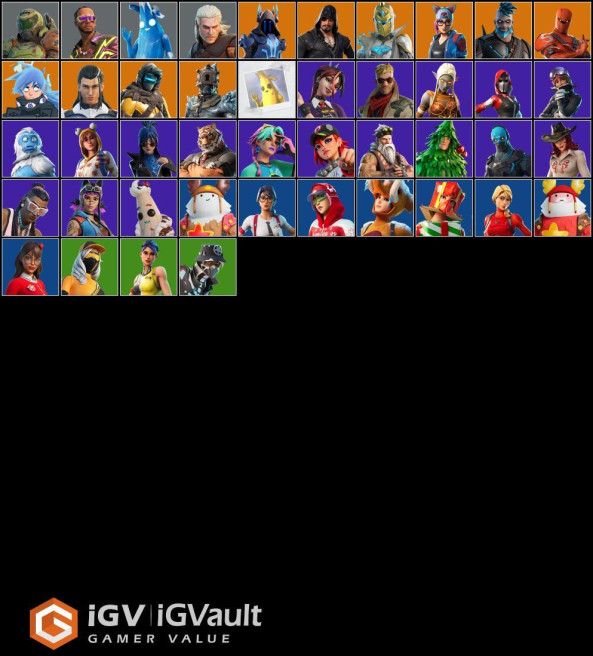 fortnite og account 60 skins - iGV