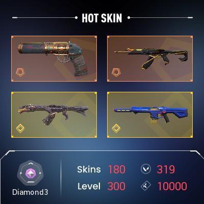 Valorant BETA EU WEST SERVER 180 SKINS (Arcane SHERİF ,Ignite Fan ...
