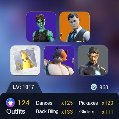 [PSN/XBOX/PC] FN Account Ikonik with 50-1000 Skins | E-Mail | PSN/XBOX ...