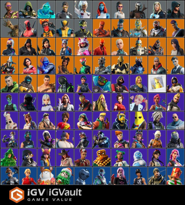 [PSN/XBOX/PC] FN Account Ikonik with 50-1000 Skins | E-Mail | PSN/XBOX ...