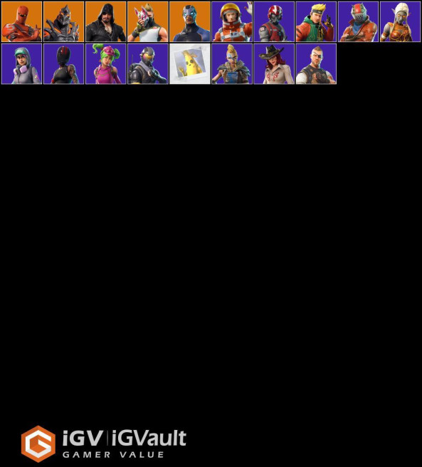 18 skins | Rogue Agent | Ruin | Hybrid | Drift | Carbide | Blackheart ...