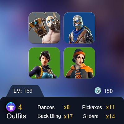 [Xbox,PC] |4 Skins | Psycho Bandit,Blue Squire, Psycho Buzz Axes|150 V ...