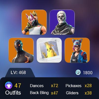 [PC/PSN] 47 skins | OG STW | Rogue Agent | Carbide | The Ice King ...