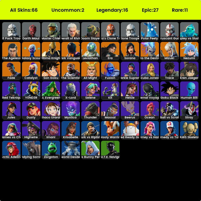 ULTRA STACKED ACCOUNT [50-100 SKINS] AND OTHER RARE ITEMS - iGV