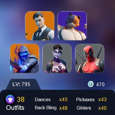 MIDAS(FULLY GOLDEN) / 38 Skins / BRUTUS(FULLY GOLDEN) / DARK BOMBER ...