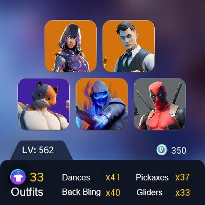 PC\XBOX\PSN\NINTENDO 33 SKIN + GLOW + TILTED TEKNIQUE + MIDAS + AGENT ...