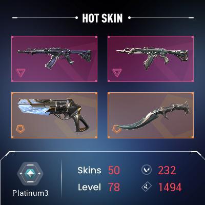 EU [ 50 rare skins + 4 knife ] VALORANT GO! Vol. 1 Knife + Sentinels of ...