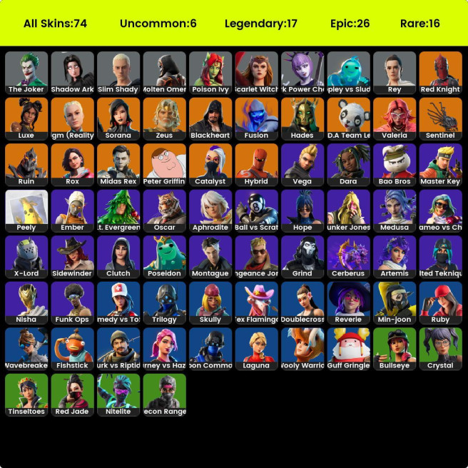 [PC] 73 skins | Carbon Commando | Trilogy | Rox | Zeus | Valeria ...