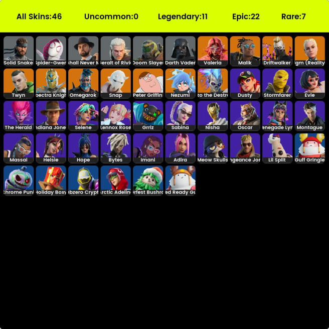 [PC/XBOX] 46 skins | Snap (Kalamadness) | Paradigm (Aurelian) | Twyn ...