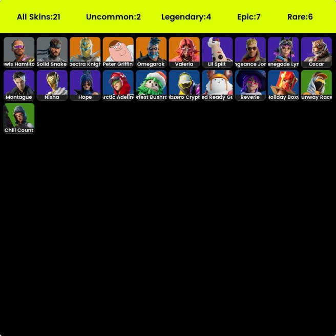 [PC/XBOX] 21 skins | Spectra Knight | Valeria | Omegarok | Peter Griffin | Solid Snake | Lewis ...