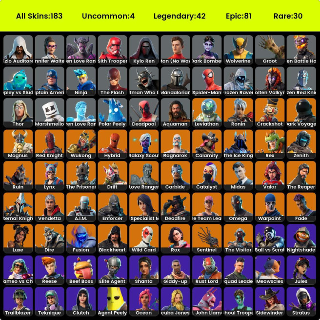 [PC/SWITCH] 183 skins | OG STW | The Reaper | Blue Team Leader | Gold ...