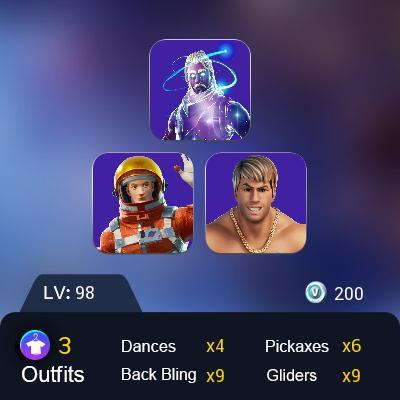 GALAXY [XBOX] + 2 SKINS / STELLAR AXE / DISCOVERY / FORTNITE ACCOUNT OG ...
