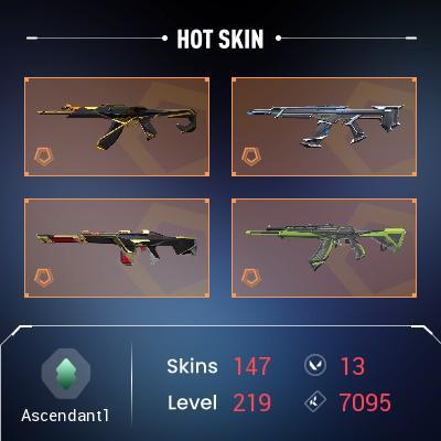 Valorant EU WEST SERVER 147 SKINS (CHAMPİONS 2023 PACKED, KURONOMİ ...