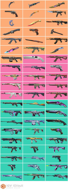 Valorant EU WEST SERVER 147 SKINS (CHAMPİONS 2023 PACKED, KURONOMİ ...