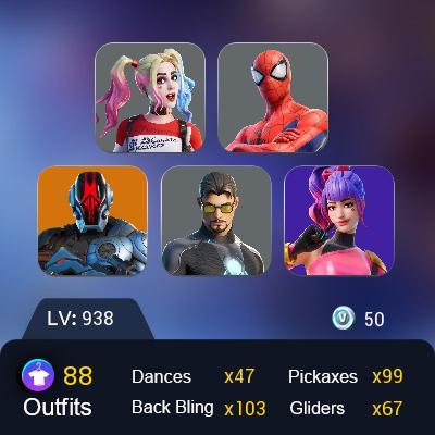 88 skins | The Imagined | Spire Assassin | Joey | The Foundation | Raz ...