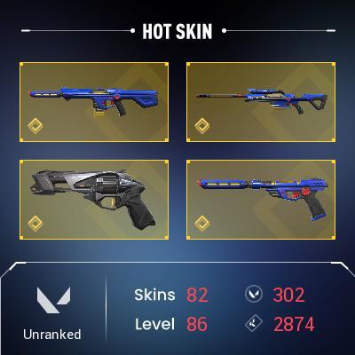 V1032 USA 84level unranked 【RGX 11zpro firefiy +reaver karambit ...