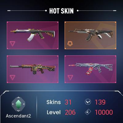 EU/TR ASCENDANT 2 MMR mit 12 UPGRADEABLE VALUE SKINS: ChronoVoid Vandal ...