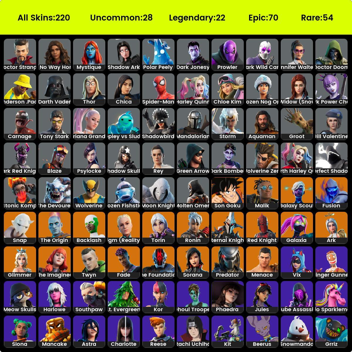 [PC/XBOX] FA 220 skins WONDER | MINTY | LEVIATHAN AXE | Merry Mint Axe ...