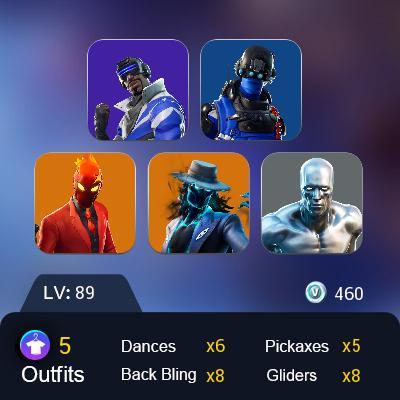 [PC] 5 skins; Carbon Commando; Blue Striker; Inferno; Deadeye; Silver ...