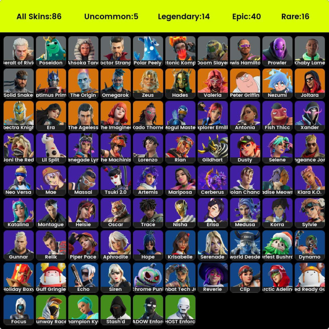 [PC] 86 skins | Neo Versa | The Ageless | The Imagined | Nezumi | Zeus ...