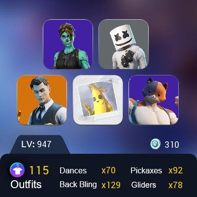 [PC/XBOX/NINTENDO/XBOX] 115 skins | OG STW | Neo Versa | Trilogy .Chun ...