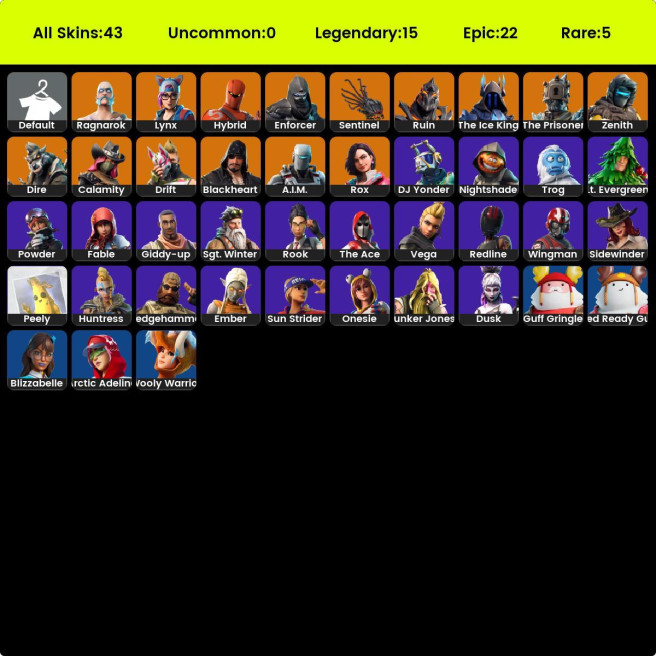 [PC] 42 skins | Ruin | A.I.M. | Enforcer | The Prisoner | Calamity ...