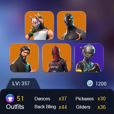 50 Skins | The Reaper | 1200 VB | OG STW | Take The L | Elite Agent ...