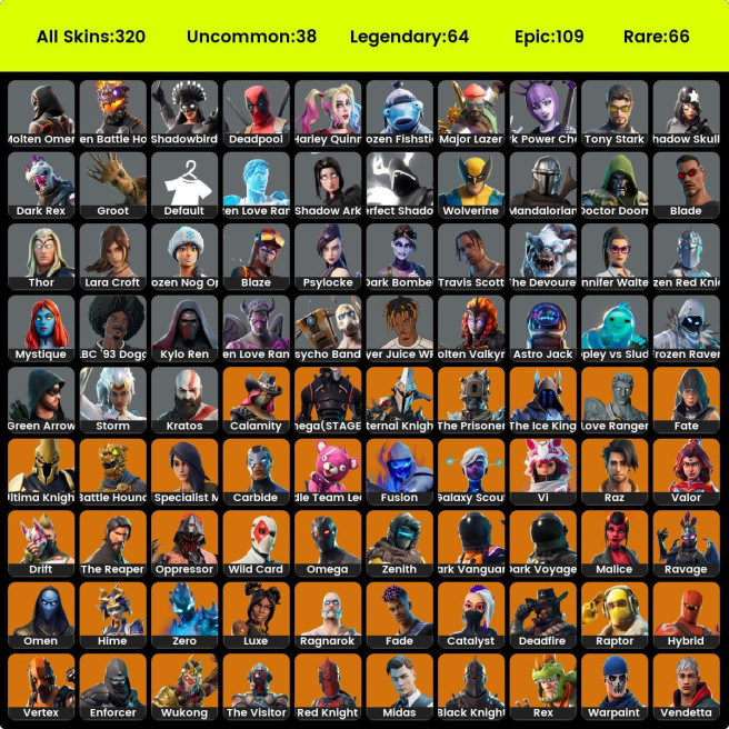317 skins | Black Knight | The Reaper | Kratos | Blue Team Leader ...
