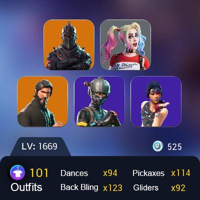 100 skins | 525 VB | OG STW | Black Knight | Sparkle Specialist | The ...
