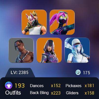 [PC/PSN/XBOX] 192 skins | OG STW | Glow | Travis Scott | Astro Jack ...