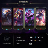 League of legends accounts buy store