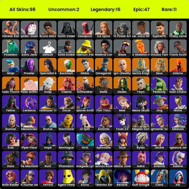 97 skins | Travis Scott | Astro Jack | Valeria | Omegarok | Spectra ...