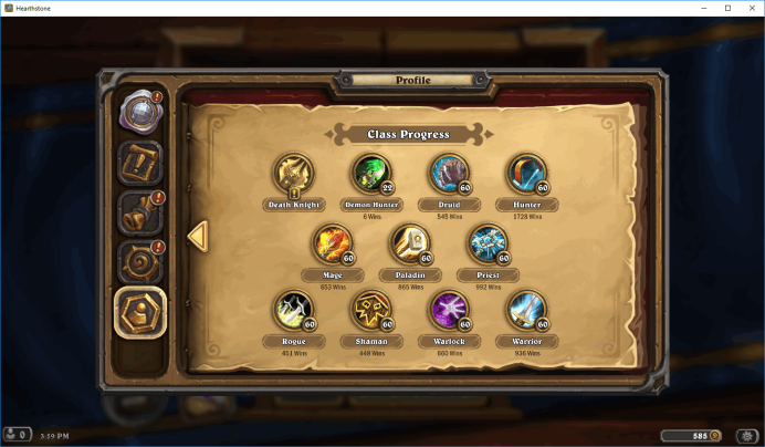 US Server : Legendary Cards:114/ Epic Cards:155/ Total level:562 / Gold ...