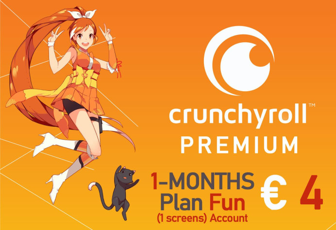 Crunchyroll Plan Fun Account 1-Month (1 screens) - iGV