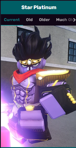 YBA STAND Star Platinum [No skin] - iGV