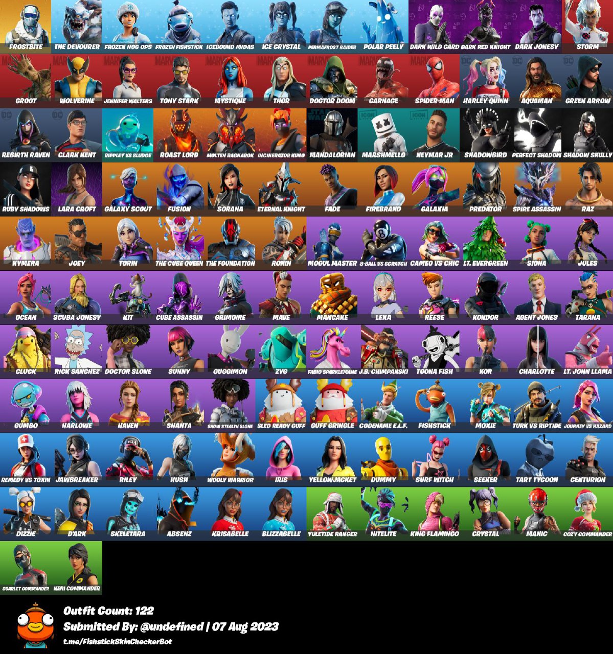 (Only PC) 120 Skins / FA / Mogul Master / Leviathan Axe / Marshmello ...
