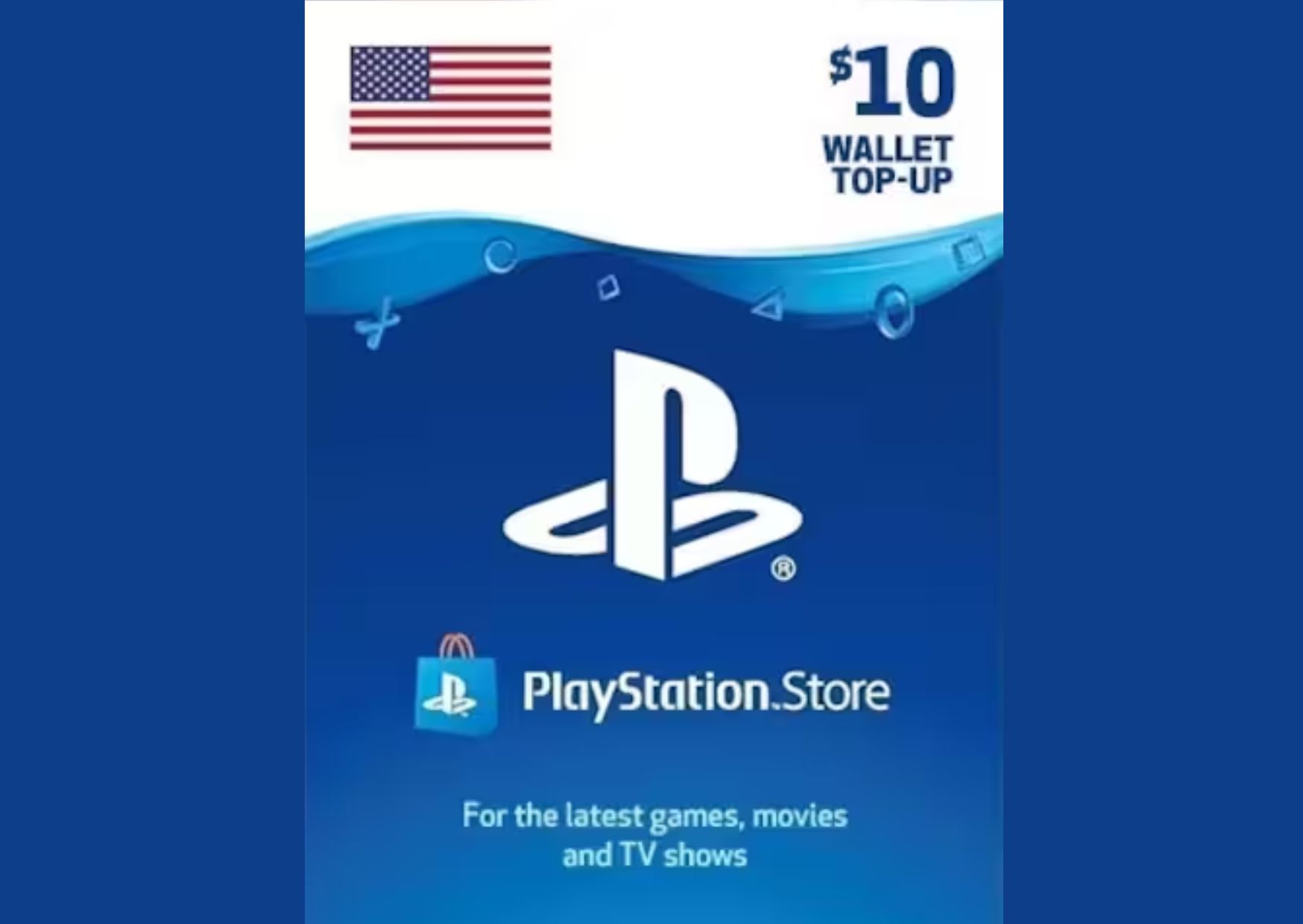 PlayStation Network Gift Card 10 USD PSN UNITED STATES - iGV