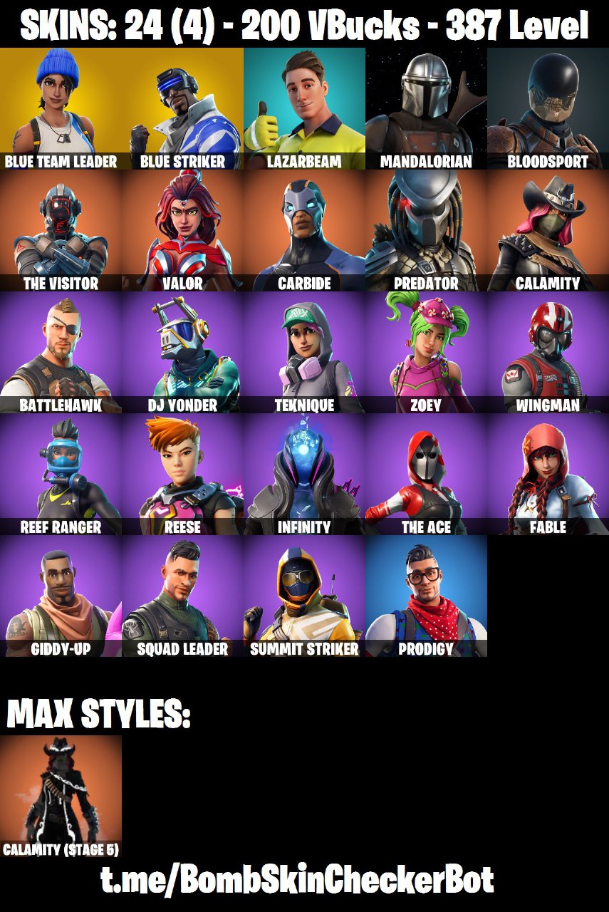 FA 24 SKINS | BLUE TEAM LEADER | BLUE STRIKER | CALAMITY (MAX) | FABLE ...