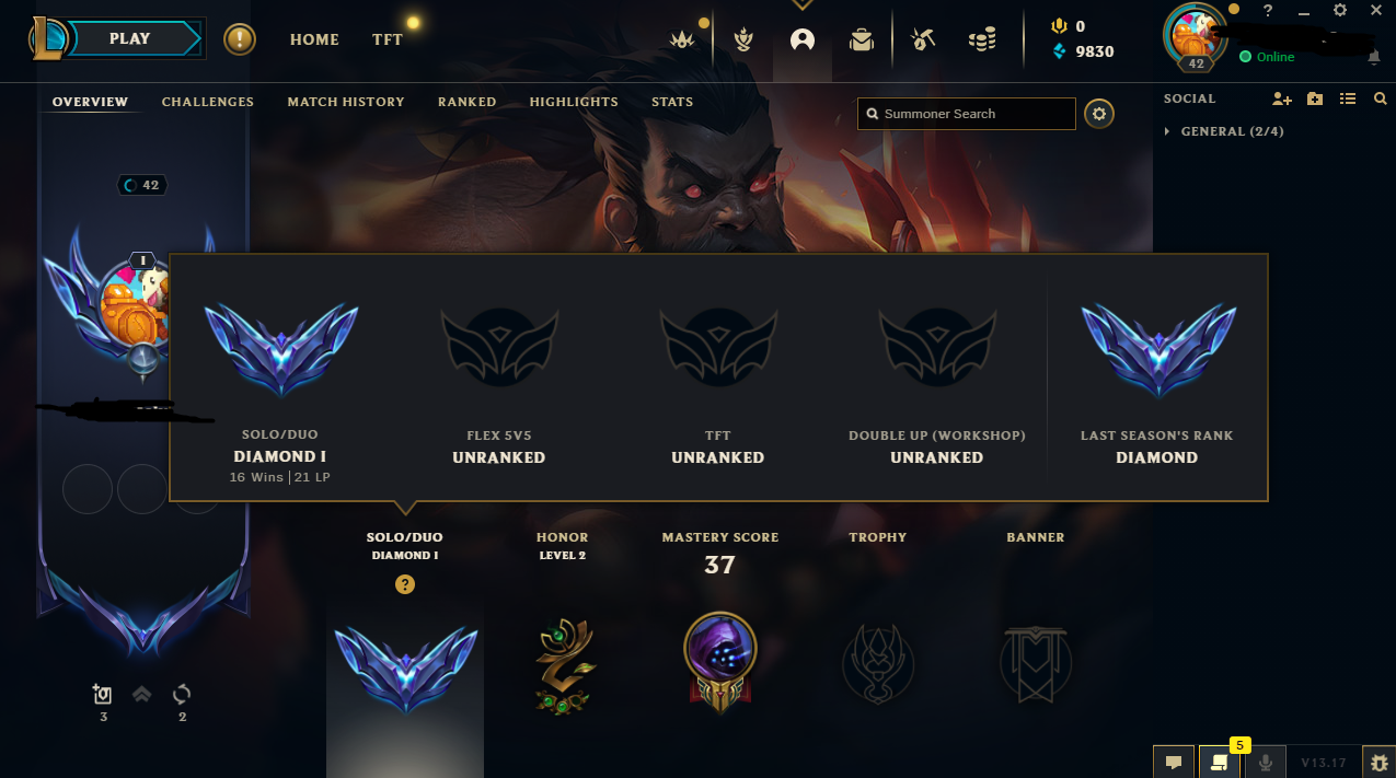 DIAMOND 1 MMR MASTER + 28LP+ - iGV