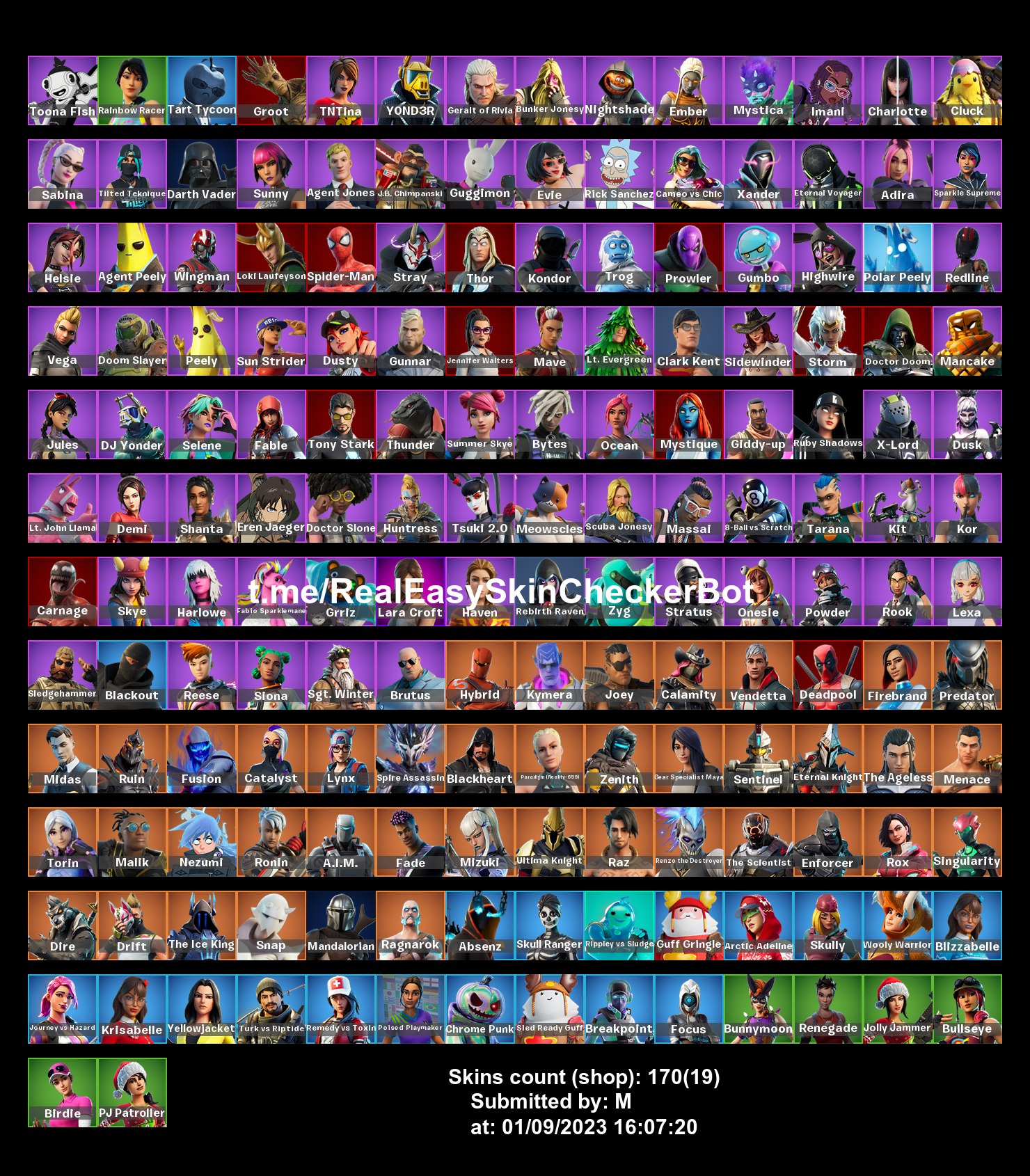 (Only PC) 170 Skins FA Xander Firebrand Mizuki Spider-Man Eren ...