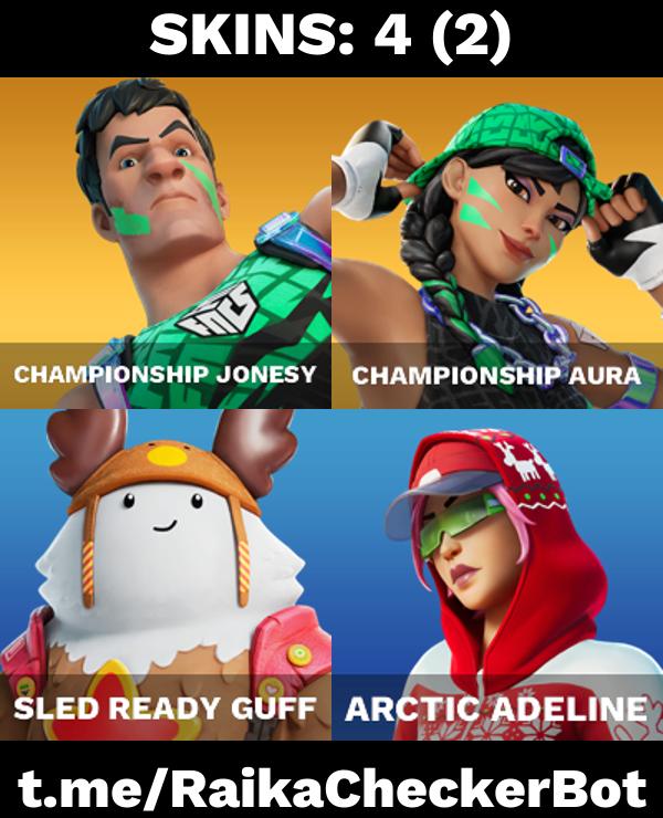 FA | 4 OUTFITS | CHAMPIONSHIP JONESY | CHAMPIONSHIP AURA | SLED READY ...