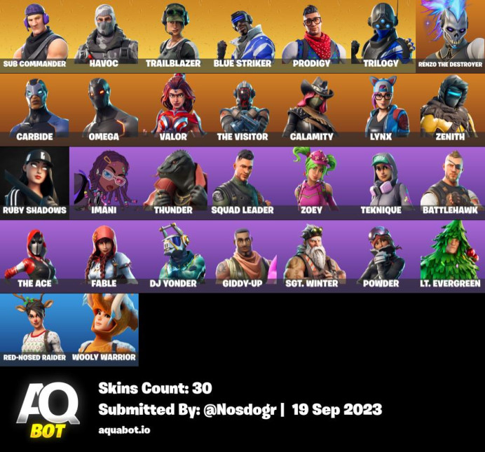 TRAIBLAZER + HAVOC + SUB COMMANDER + BLUE STRIKER + PRODIGY + TRILOGY ...
