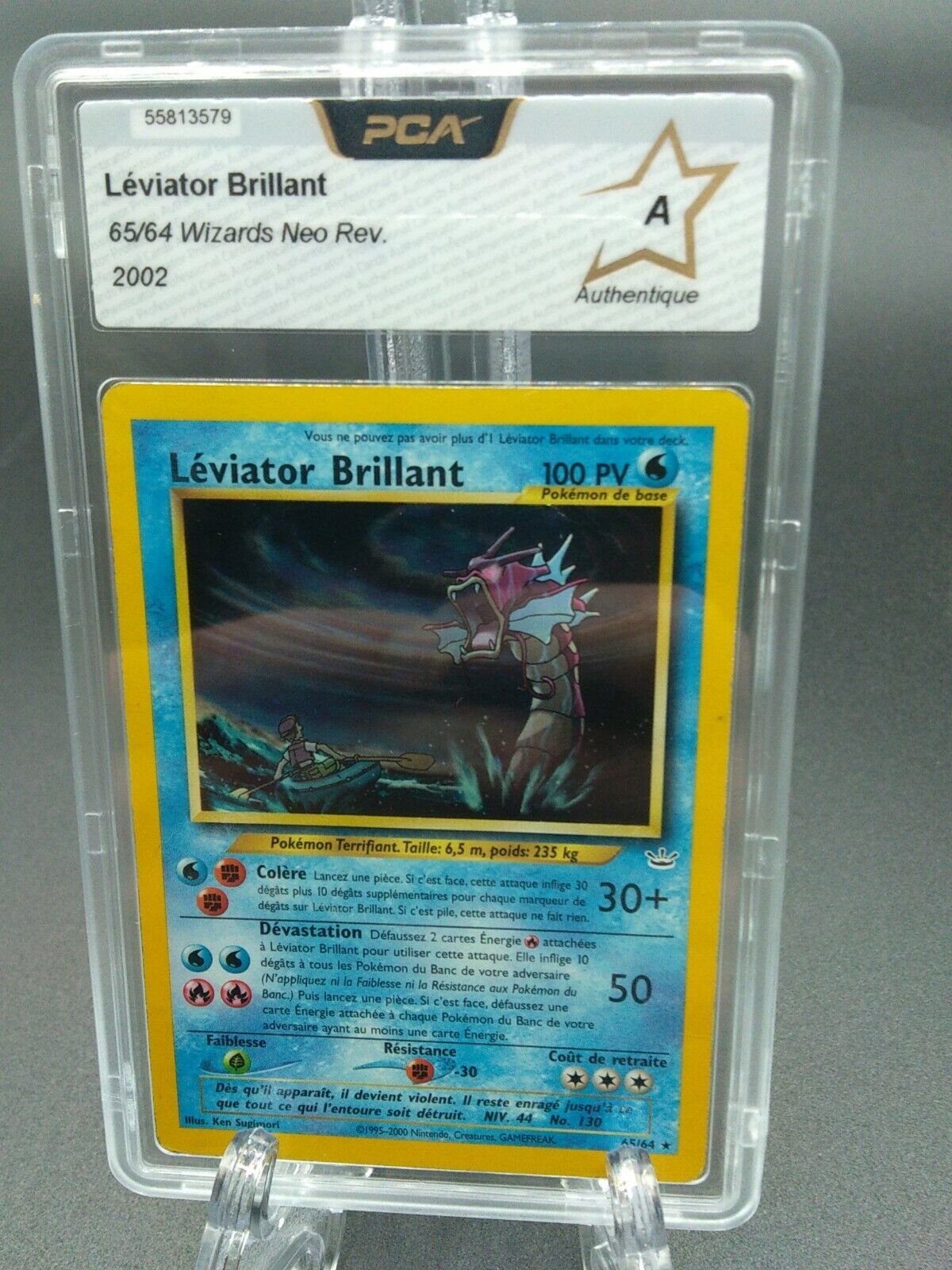 Pokemon Leviator Brilliant Neo Revelation Card France PCA 65/64- - iGV