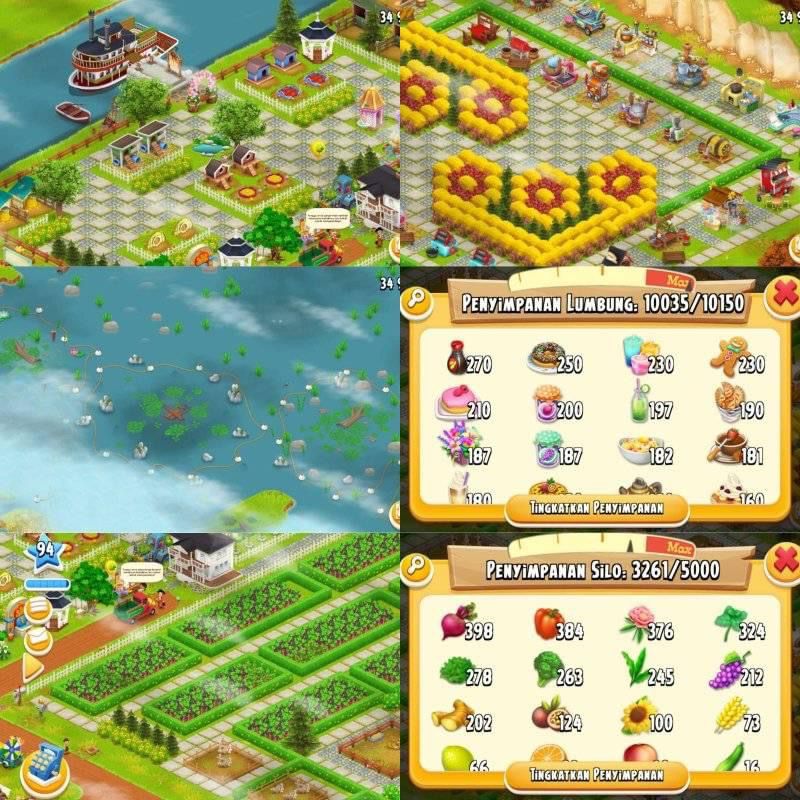 [Android/IOS] HAY DAY FARM Level 94 | Barn Storage 10150 | Silo 5000 ...