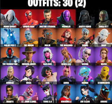 FA 31 SKINS - Moon Knight | Spider-Man | Doctor Strange | Prowler ...