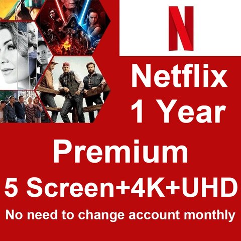 FULLY GUARANTEED, 12MONTHS NETFLIX ACCOUNTS 4K - iGV